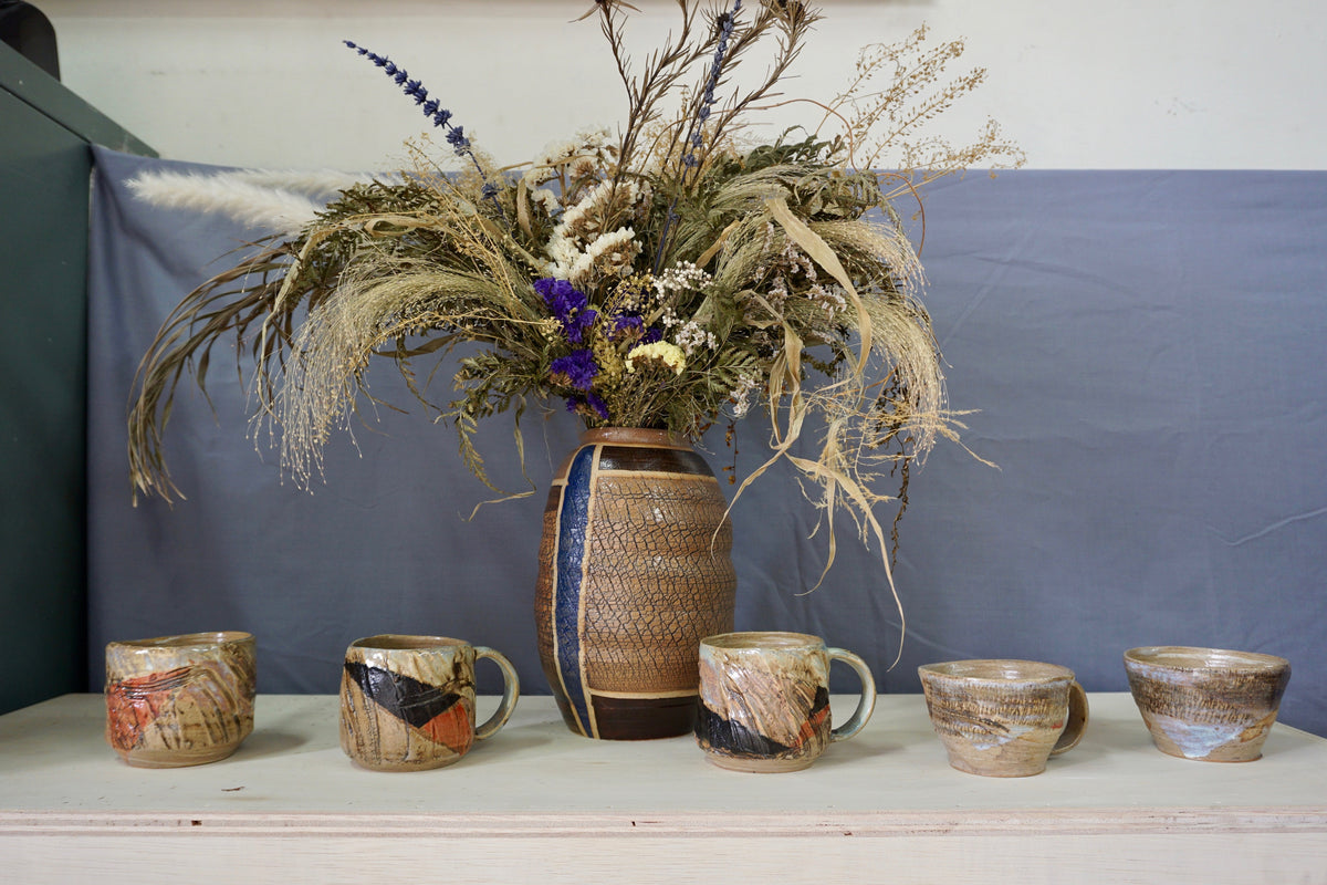 Crackling textures with Yang Ce of Synceramics | Handmade pottery Sing ...