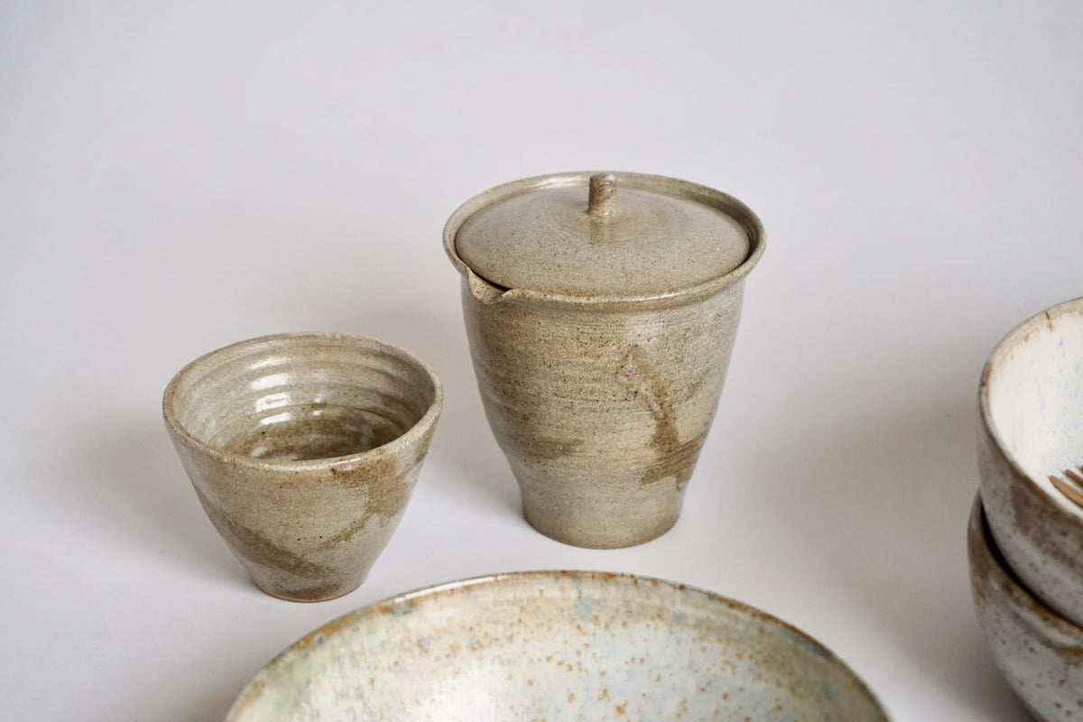Tall shiboridashi set by Clay Shenanigans | Handmade ceramics Singapore ...