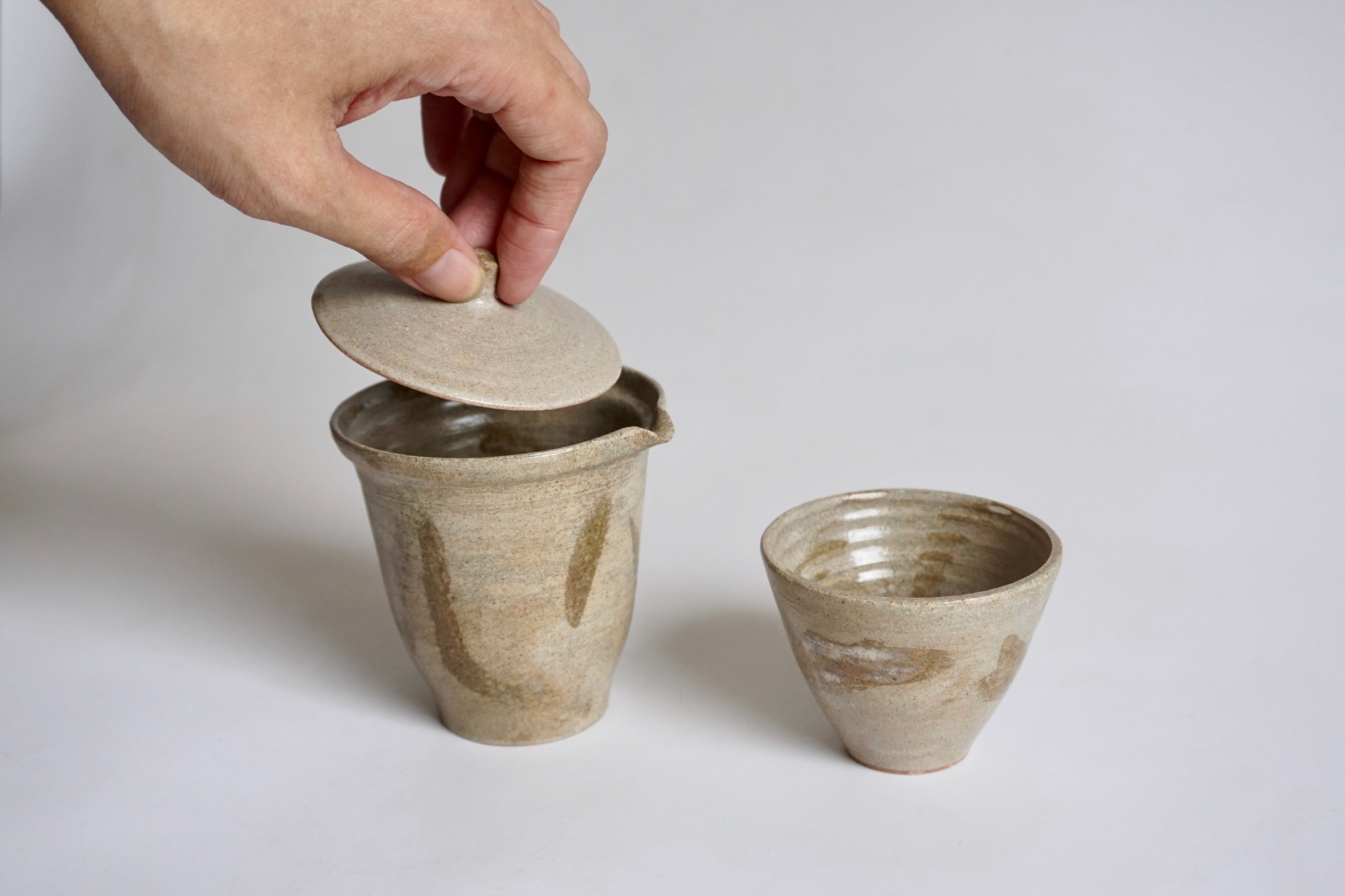 Tall shiboridashi set by Clay Shenanigans | Handmade ceramics Singapore ...