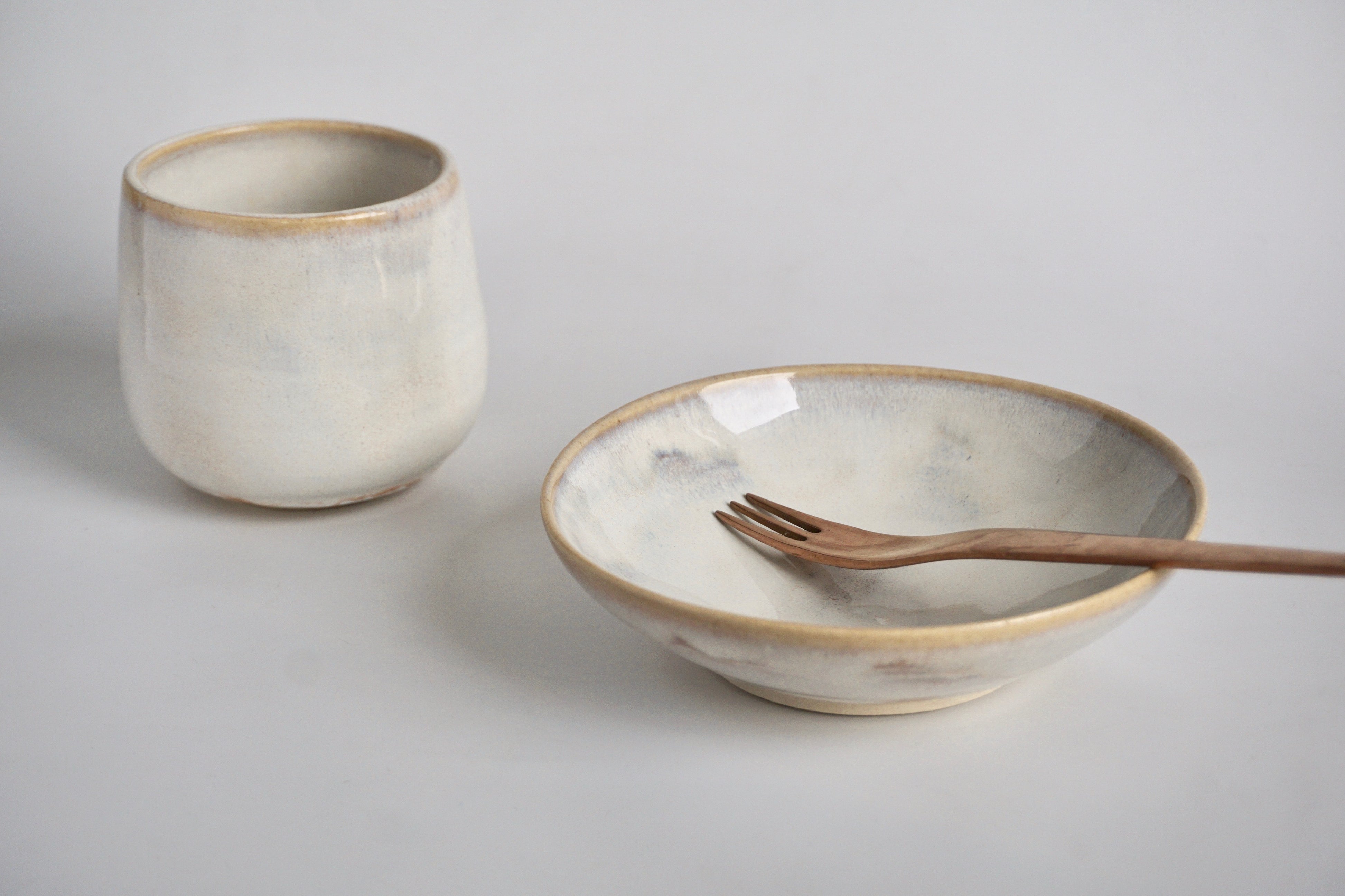 Snack Plate White | Handmade Pottery Eat & Sip En Ceramics