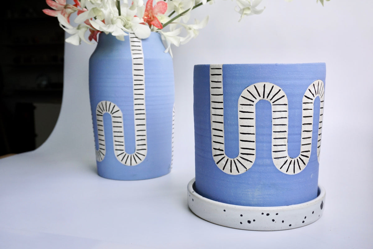 Sky Balance planter Made RVA | Handmade pottery Singapore - Eat & Sip