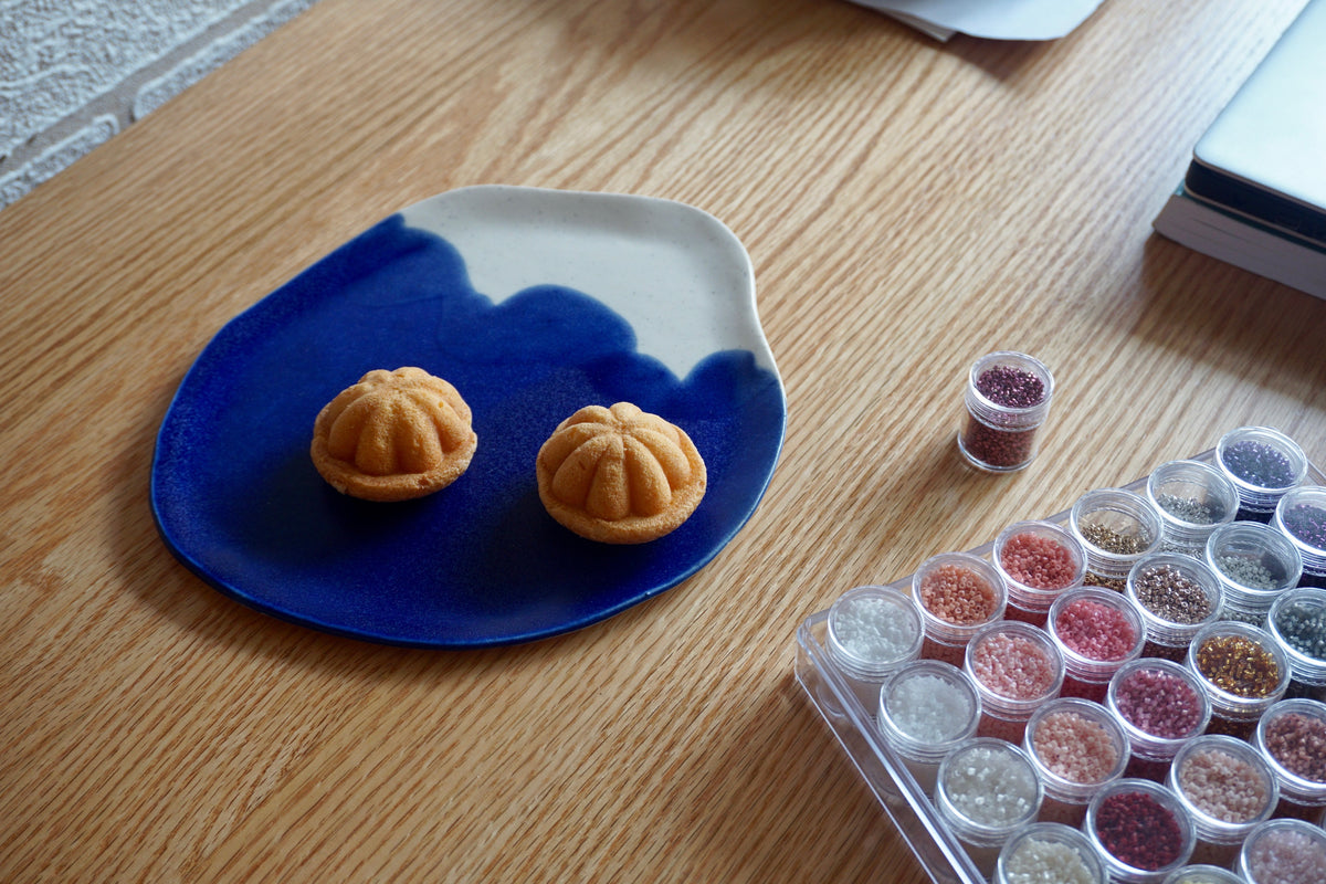 Handmade ceramic freeform plate by No. 3 Eat & Sip | Ceramics